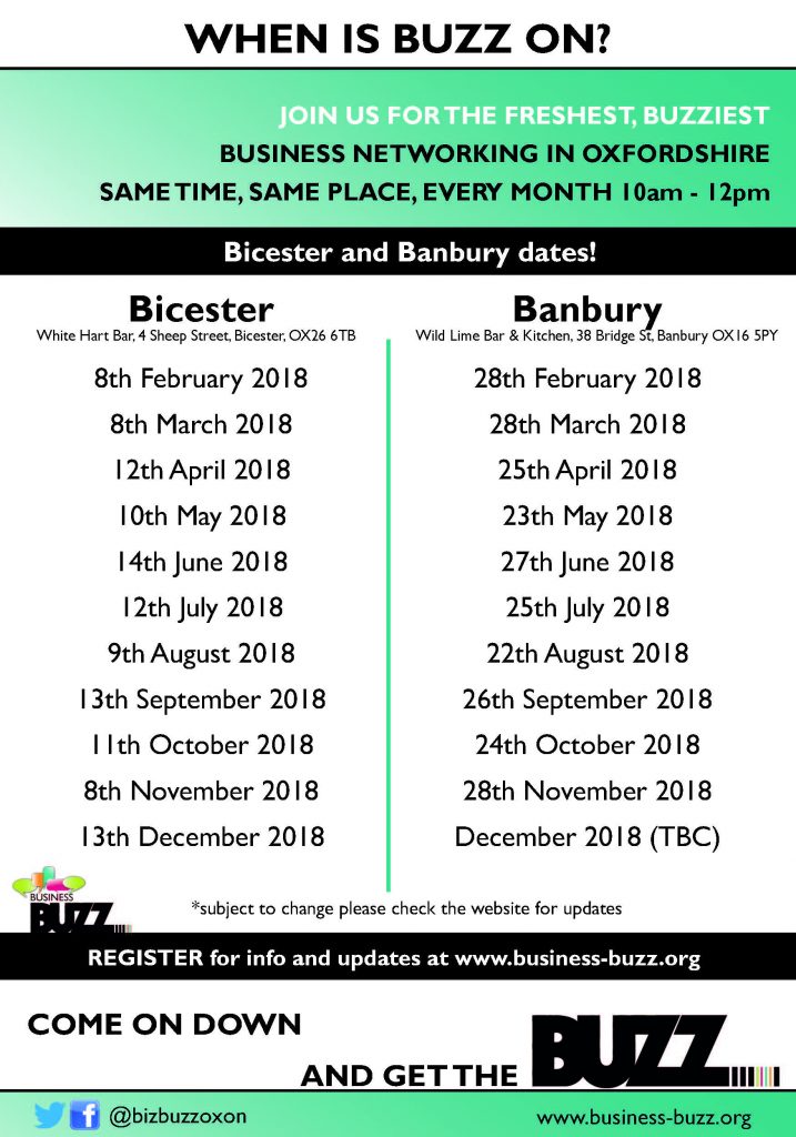 Launching Business Buzz in Oxfordshire – Business Buzz